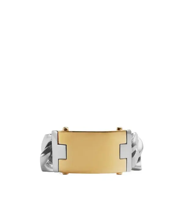Bottega Veneta Joint Ring - Silver/gold
