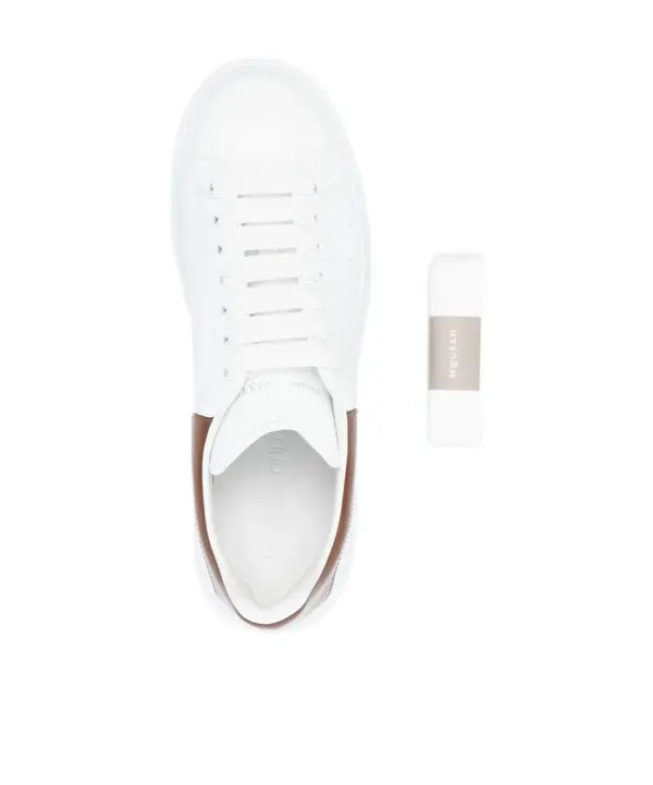 Alexander McQueen Oversized Lace-up Sneakers - White