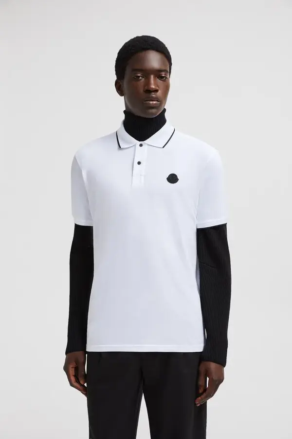 Moncler Logo Patch Short-sleeved Polo Shirt