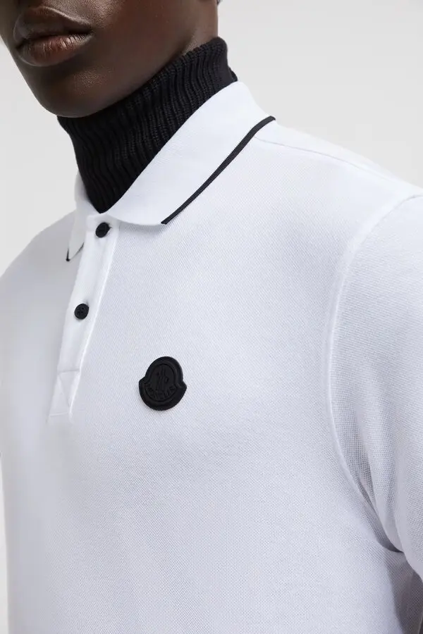 Moncler Logo Patch Short-sleeved Polo Shirt