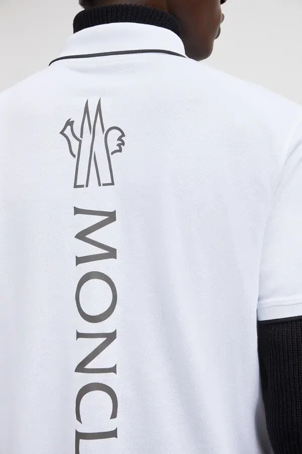 Moncler Logo Patch Short-sleeved Polo Shirt