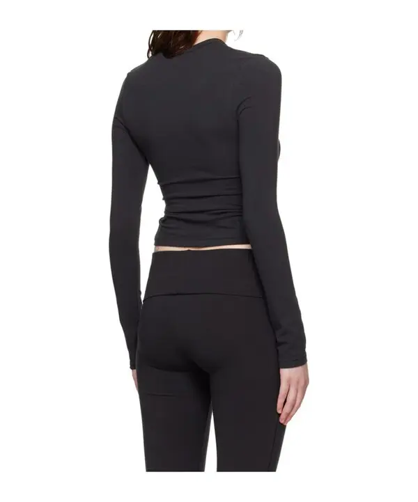 SKIMS Long-sleeved T-shirt - Black