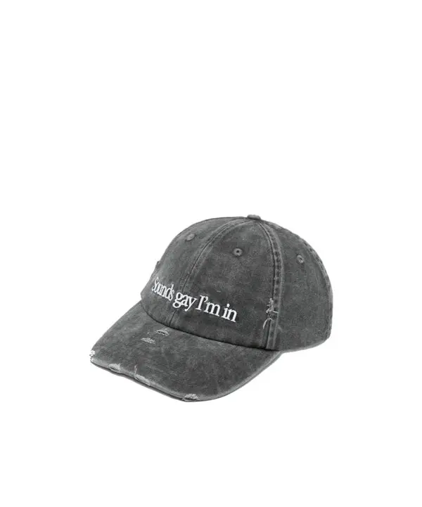 CARNE BOLLENTE My Cruising Distressed-effect Baseball Cap