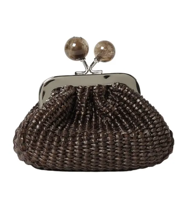 Max Mara Woven Mini Bag - Dark