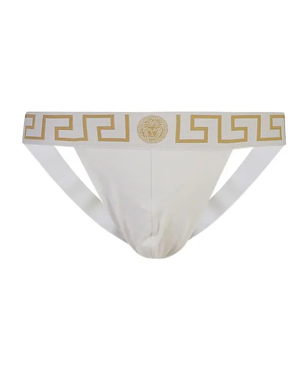 Versace Greca Border Stretched Jockstrap