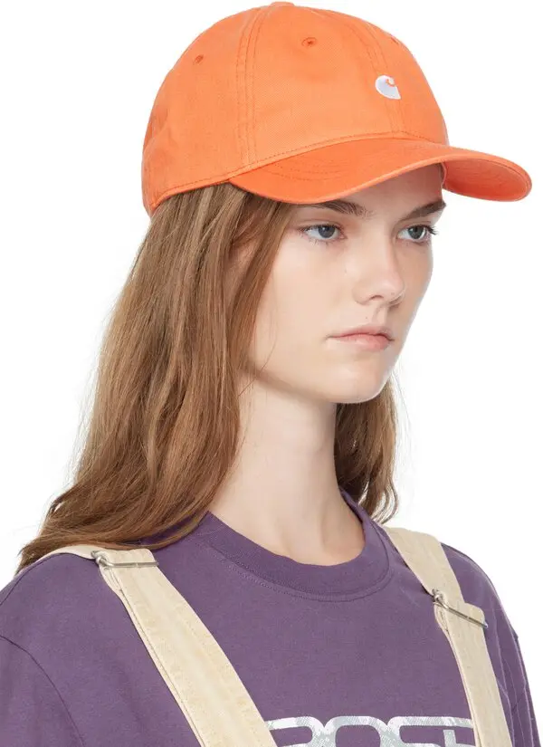 Carhartt Work In Progress Madison Logo Cap - Orange