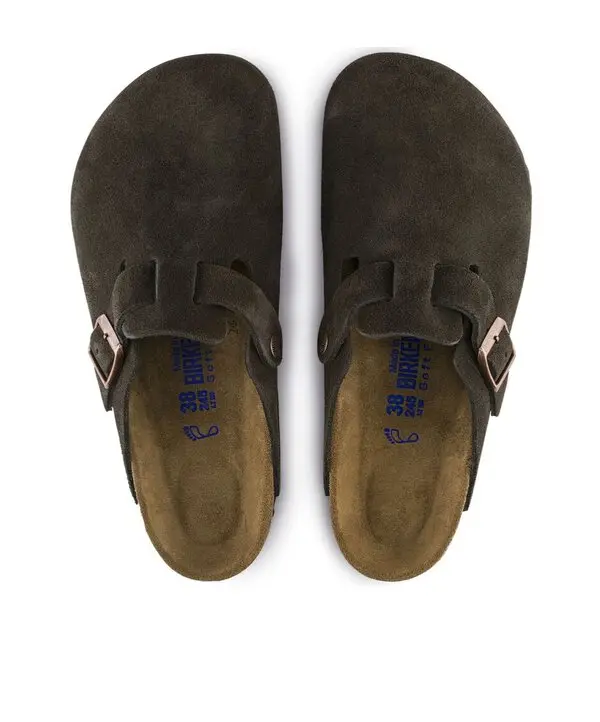 BIRKENSTOCK Boston Suede Clogs