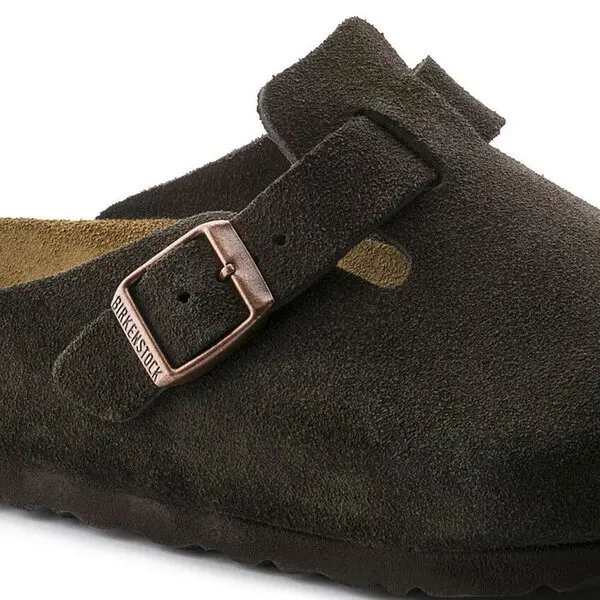 BIRKENSTOCK Boston Suede Clogs