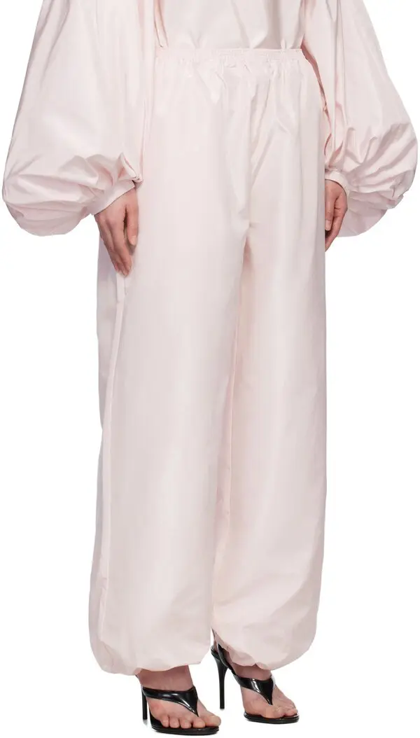 Alaïa Taffeta Balloon Pants - Pink