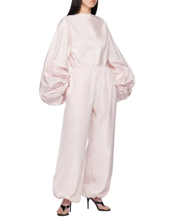 Alaïa Taffeta Balloon Pants - Pink