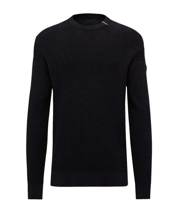 Moncler Logo Patch Crewneck Jumper