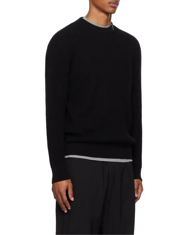 Moncler Logo Patch Crewneck Jumper
