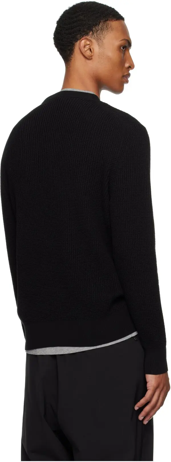 Moncler Logo Patch Crewneck Jumper