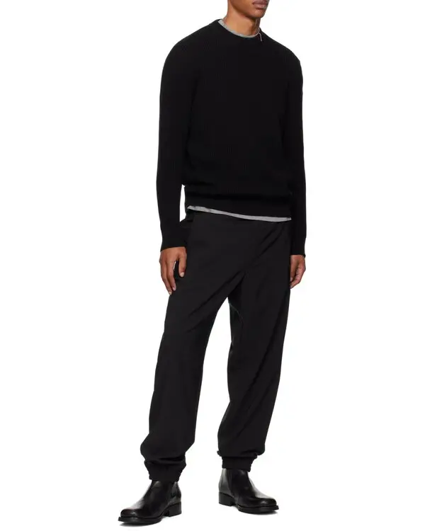 Moncler Logo Patch Crewneck Jumper