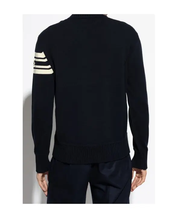 Moncler Logo Detailed Crewneck Jumper