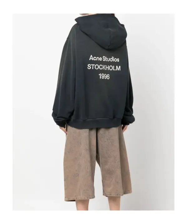 Acne Studios Long-sleeved Hooded Sweatshirt