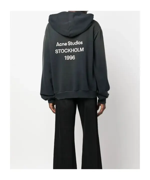 Acne Studios Long-sleeved Hooded Sweatshirt