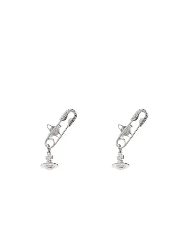 VIVIENNE WESTWOOD Orb Charm Earrings - Silver