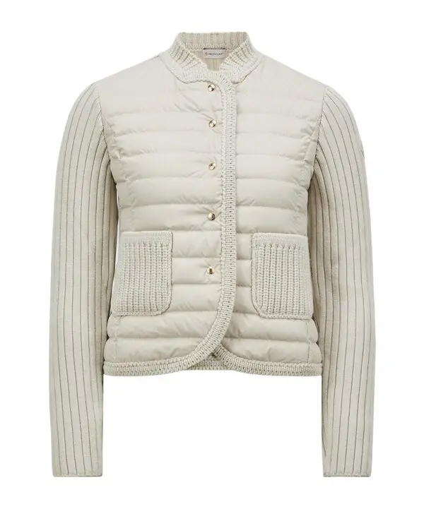 Moncler Padded Wool Cardigan