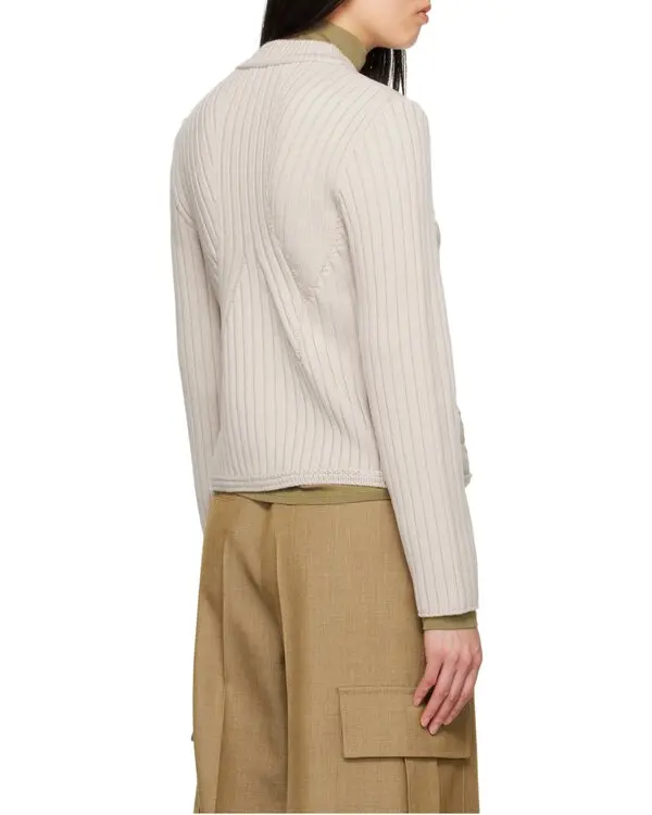 Moncler Padded Wool Cardigan
