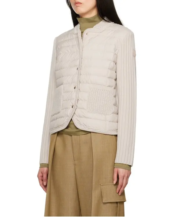 Moncler Padded Wool Cardigan