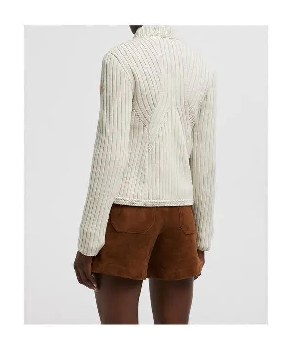 Moncler Padded Wool Cardigan