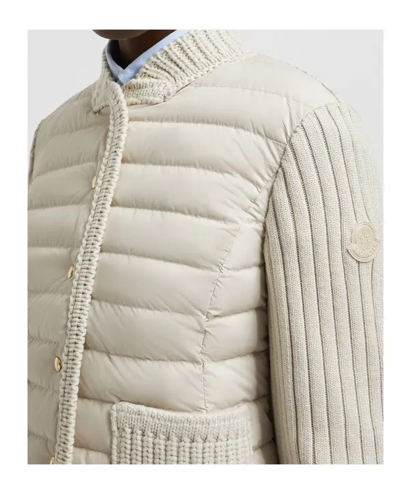 Moncler Padded Wool Cardigan