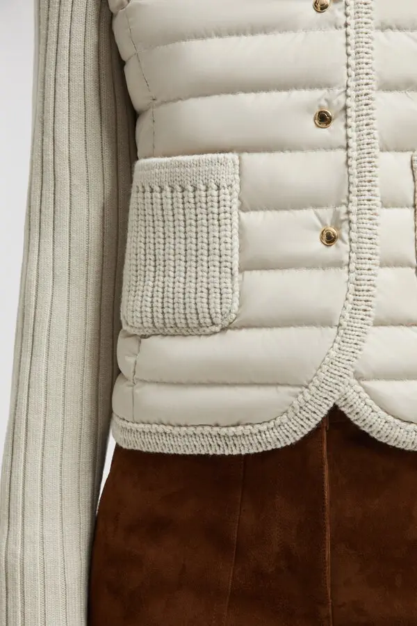 Moncler Padded Wool Cardigan