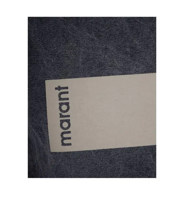 Isabel Marant Étoile Yenky Logo Detailed Tote