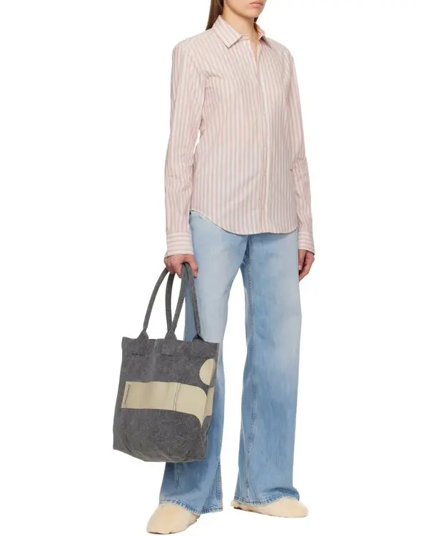 Isabel Marant Étoile Yenky Logo Detailed Tote