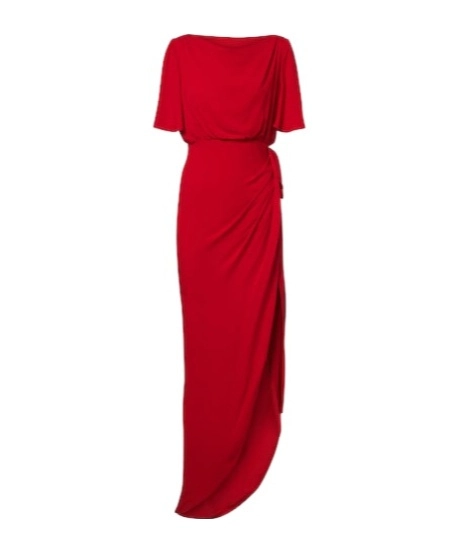Valentino Garavani Draped Silk Georgette Gown