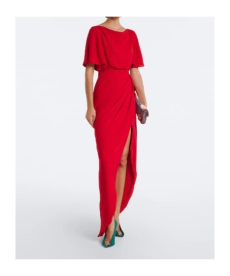 Valentino Garavani Draped Silk Georgette Gown