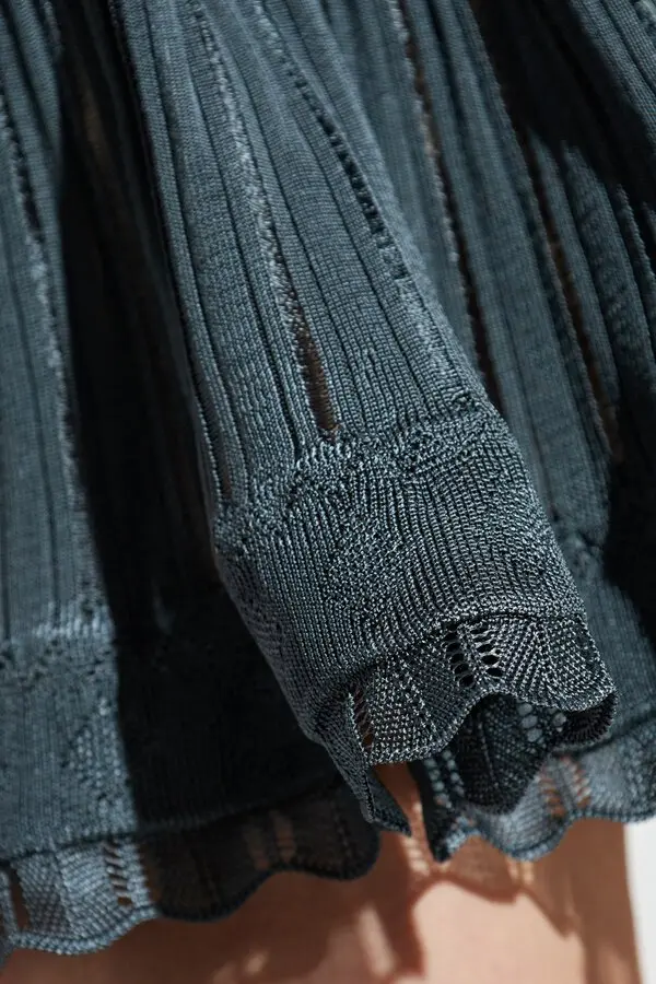 Alaïa Knitted Mini Skirt