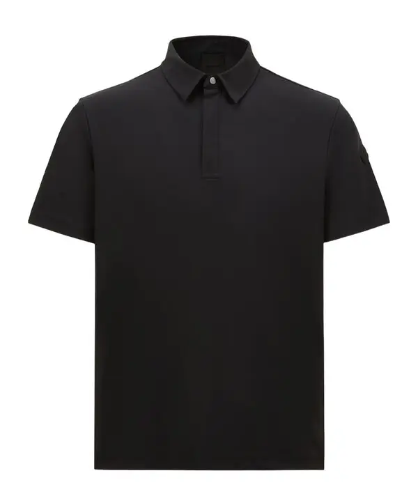 Moncler Logo Patch Short-sleeved Polo Shirt