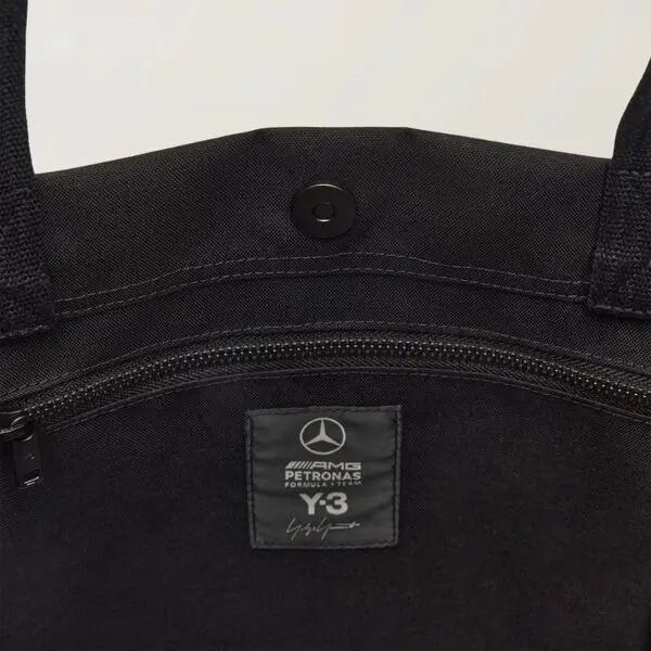 Y3 Amg Petronas Logo Tote Bag