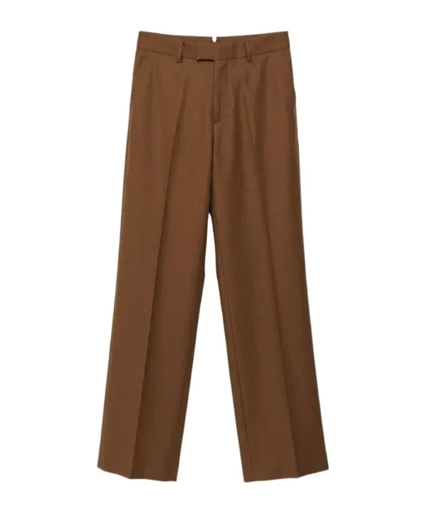 BERWICH Tailored Trousers With Belt Loops And Patch Pockets