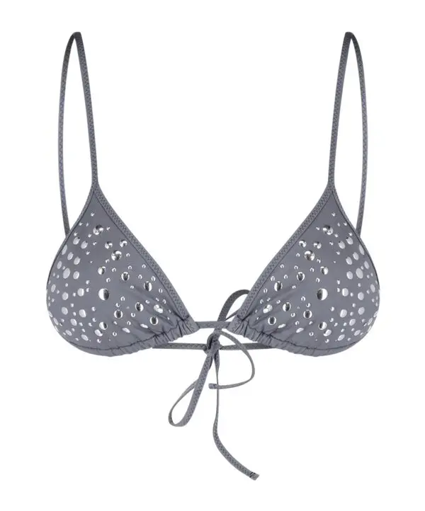 Gimaguas Studded Triangle Bikini Top