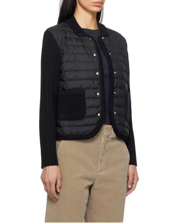 Moncler Logo Patch Padded Jacket