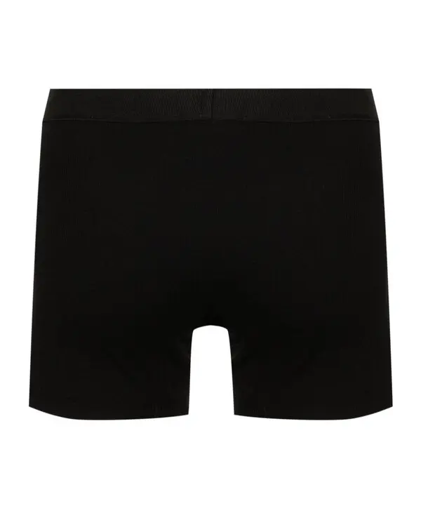 Versace 90s Vintage Logo Ribbed Long Trunks