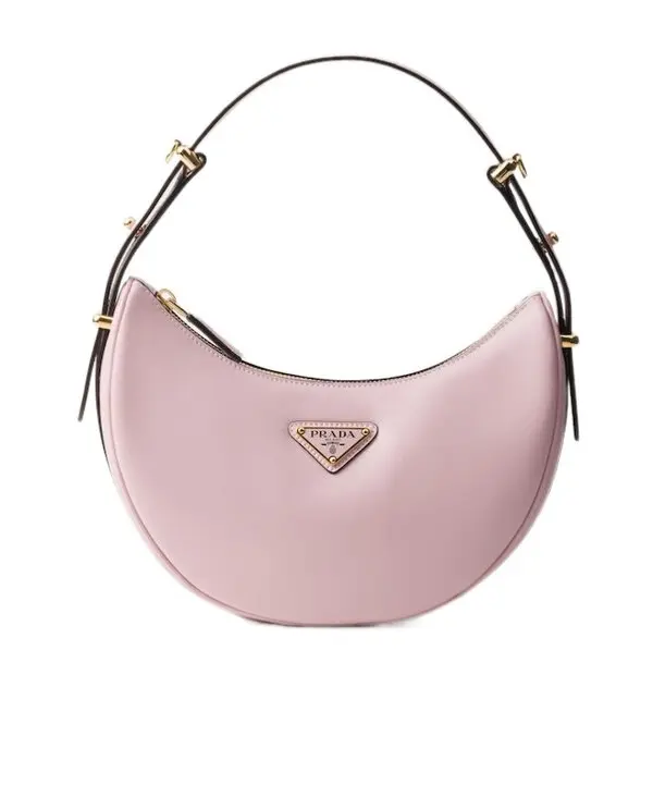 Prada Arqué Small Leather Shoulder Bag