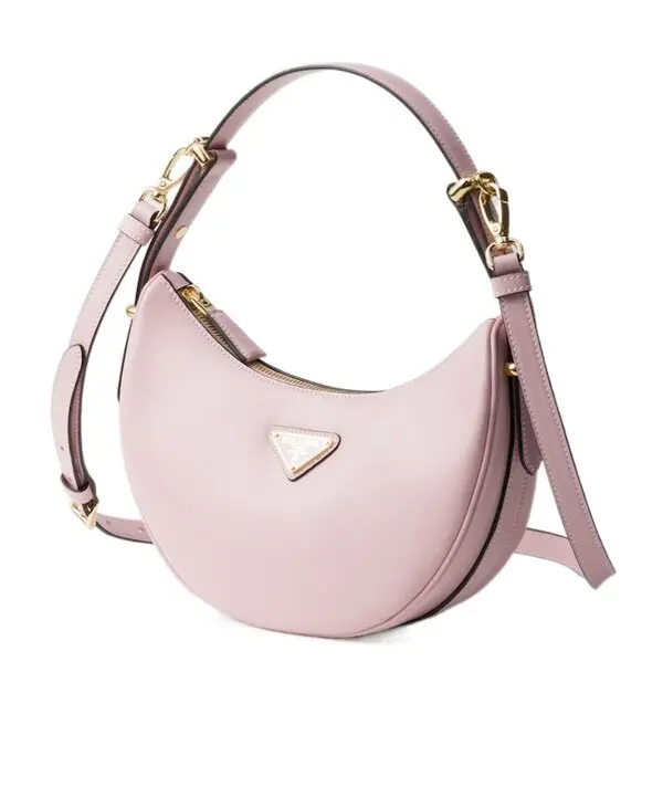 Prada Arqué Small Leather Shoulder Bag