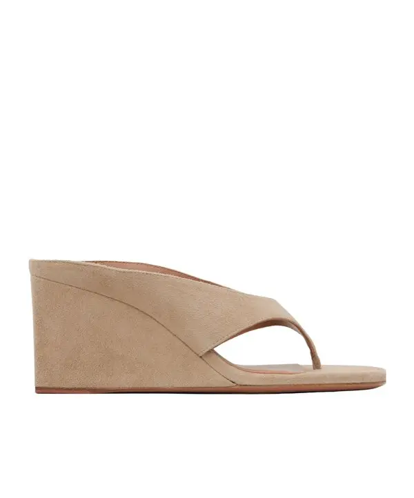 Alaïa Cube Flip Flops - Grege