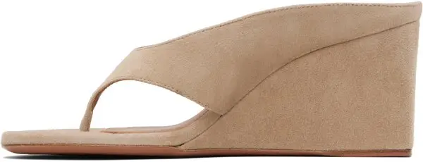 Alaïa Cube Flip Flops - Grege
