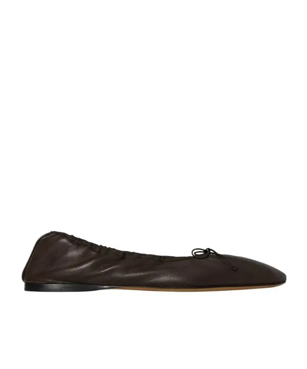THE ROW Hereditas Bow Detailed Ballet Flats