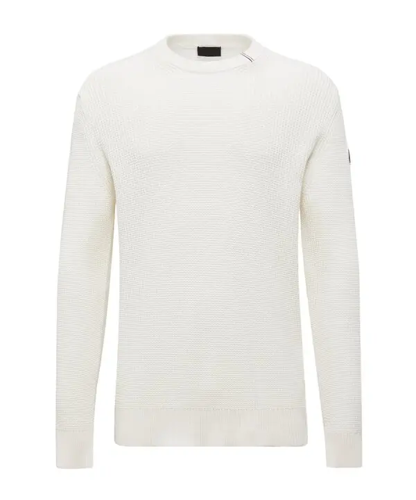 Moncler Logo Patch Crewneck Jumper