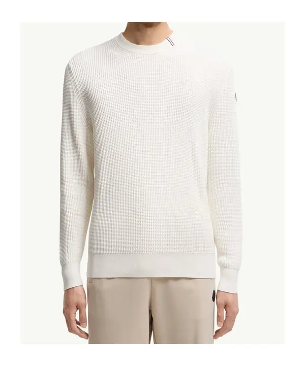Moncler Logo Patch Crewneck Jumper
