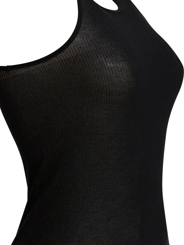 Rick Owens Ribbed Knit Maxi Dress