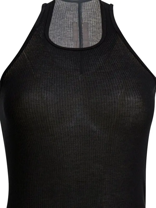 Rick Owens Ribbed Knit Maxi Dress