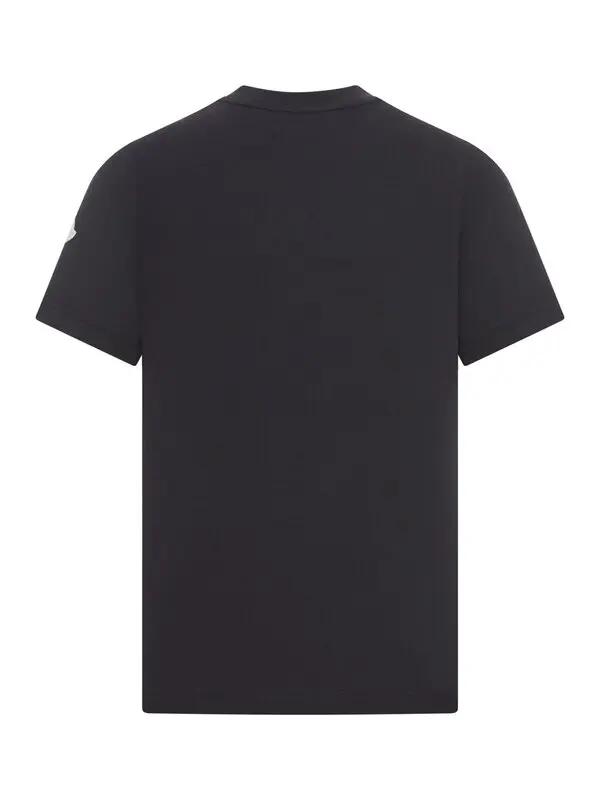 Moncler Embroidered Logo Cotton T-shirt
