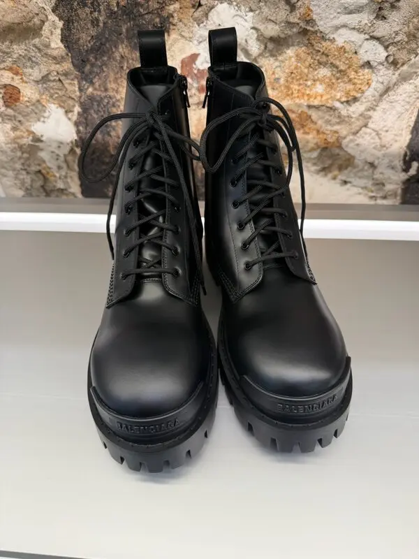 Balenciaga Strike Lace-up Boots